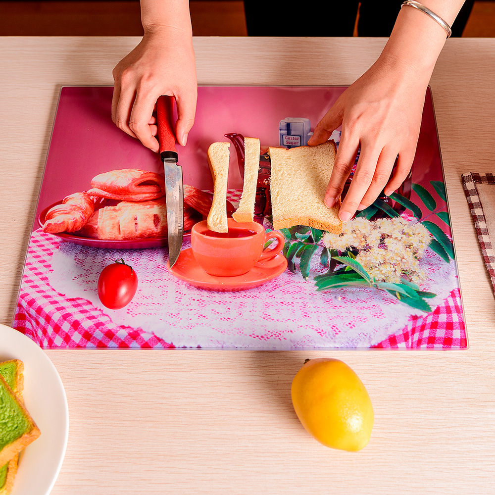 Sublimation Clear Glass Cutting Board